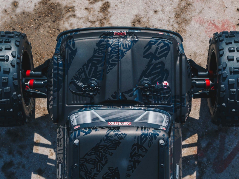 Arrma - Outcast 4X4 1/5 EXtreme Bash Roller Stunt Truck, Black ARA5210B ...