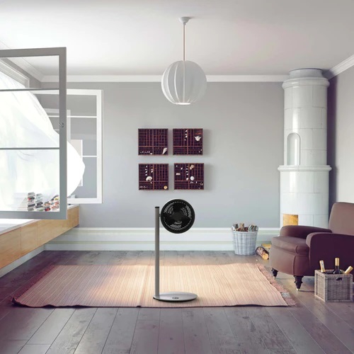 Boneco F225 Air Shower Floor Standing Cooling Fan - White with Bluetooth Control - VYBRA - Air ...