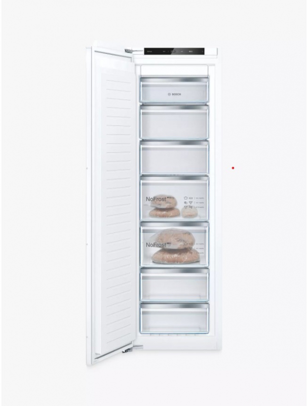 Bosch GIN81VEE0G 55.8cm Built In Frost Free Freezer - White - Bosch ...