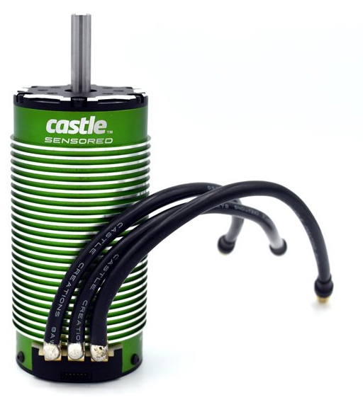 CASTLE MOTOR, 4-POLE SENSORED BRUSHLESS, 2028-1100Kv M-CC060-0087-00 ...