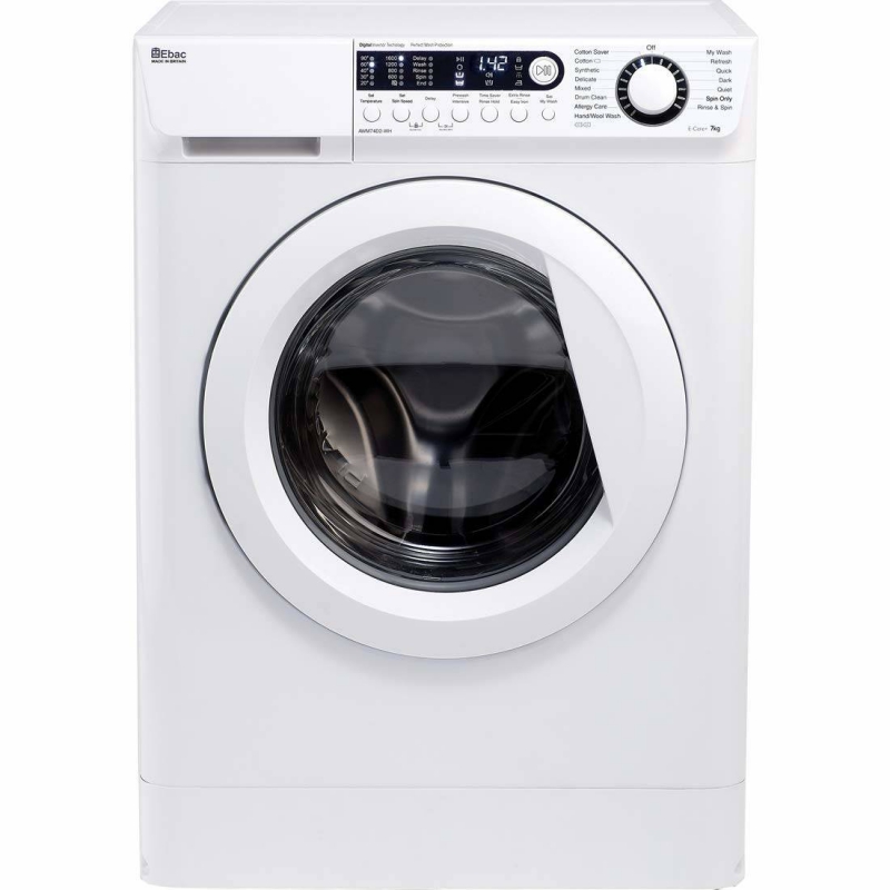 Ebac AWM106D2-WH 10KG 1600 Spin Washing Machine - White - Ebac ...