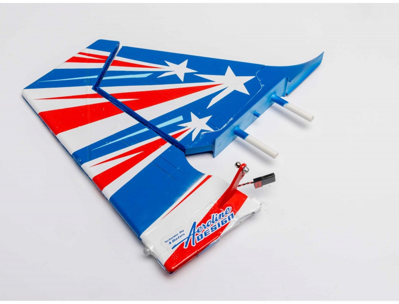 EFL Painted Vertical Fin and Rudder w/LED; Decathlon 1.2m Z-EFL-1059 ...