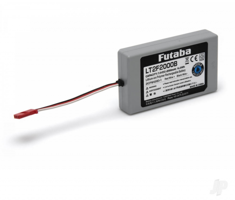 Futaba LT2F2000B 7.4V 2000mAh Li-ion Transmitter Battery for T16IZ ...