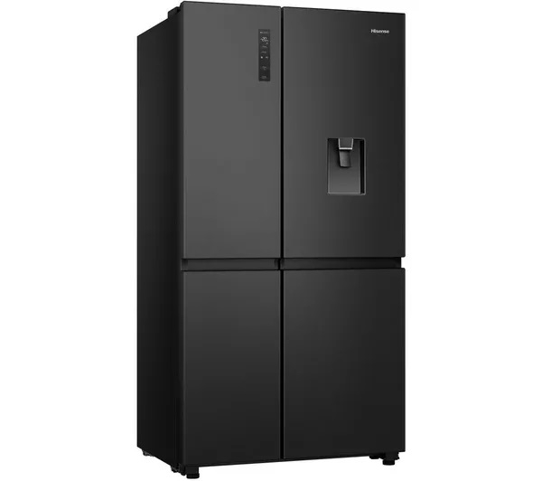 HISENSE PureFlat RS840N4WFE American-Style Smart Fridge Freezer - Black ...
