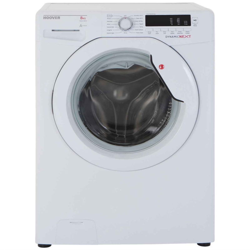 Hoover DXC58W3 1500rpm Spin White 8kg Washing Machine - Hoover ...