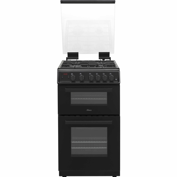 Hostess DOG50B Black Gas, Double Oven Gas Cooker - HOSTESS - Cooking ...