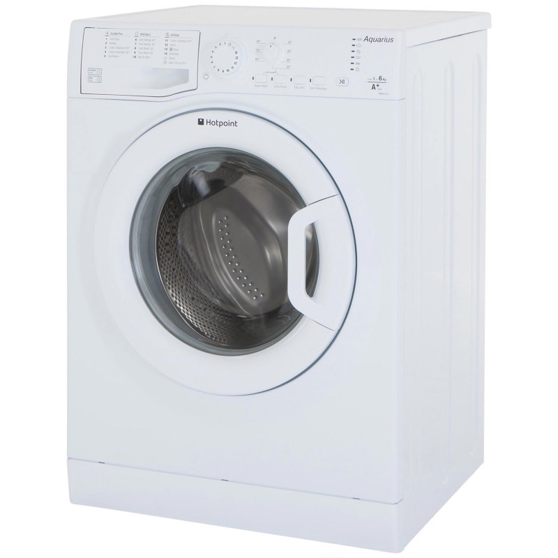 Hotpoint Aquarius WMAQC641P Freestanding 6kg 1400spin Washing Machine ...