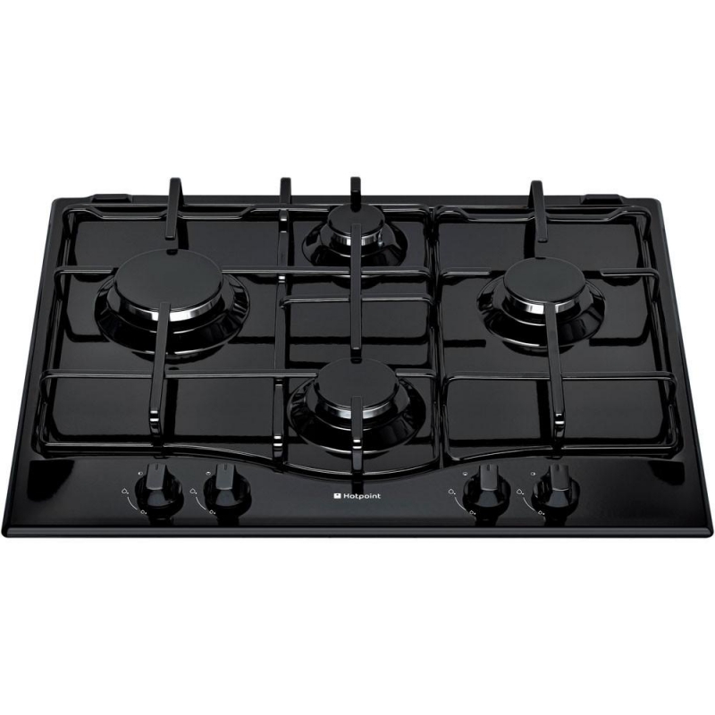 HOTPOINT GC640TK 60CM GAS HOB IN BLACK - GC640TK - Hotpoint - Cooking ...