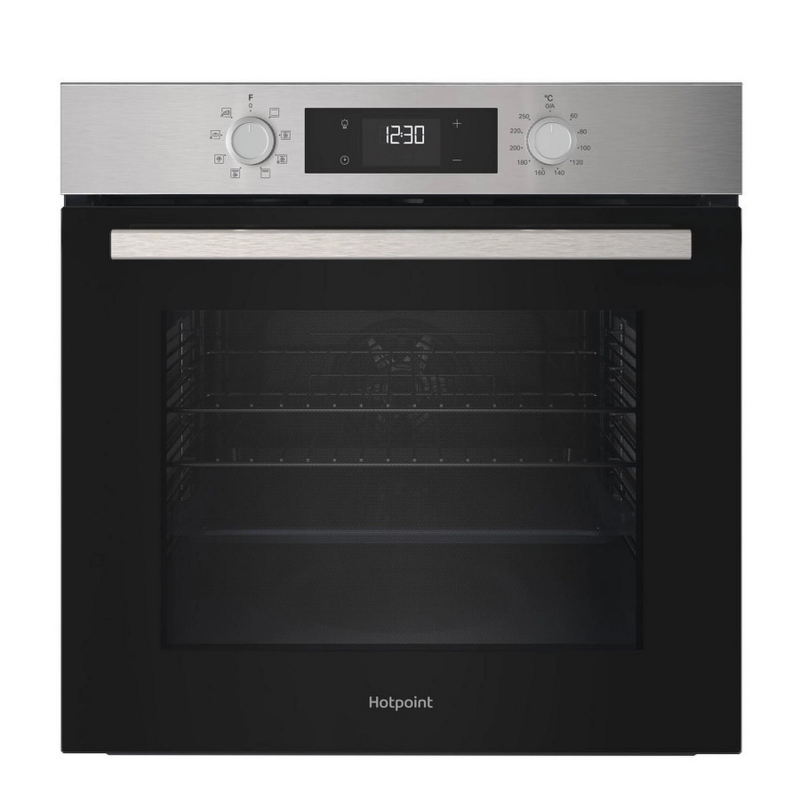 Hotpoint HOEU25CZXUK 59.5cm Built In Electric Single Oven - Stainless ...