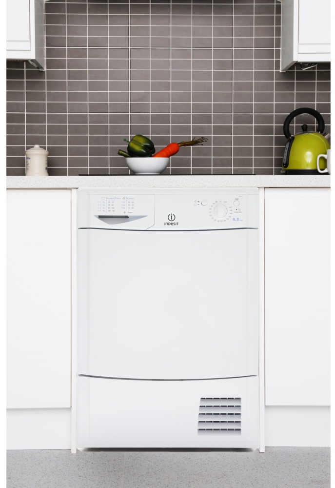 INDESIT Ecotime IDC8T3B Condenser Tumble Dryer In White - IDC8T3 ...