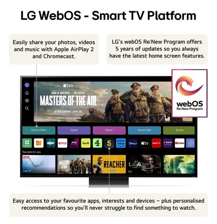 LG 86QNED91T6A.AEK 86" 4K Smart TV - Ashed Blue - LG - TV & Audio ...