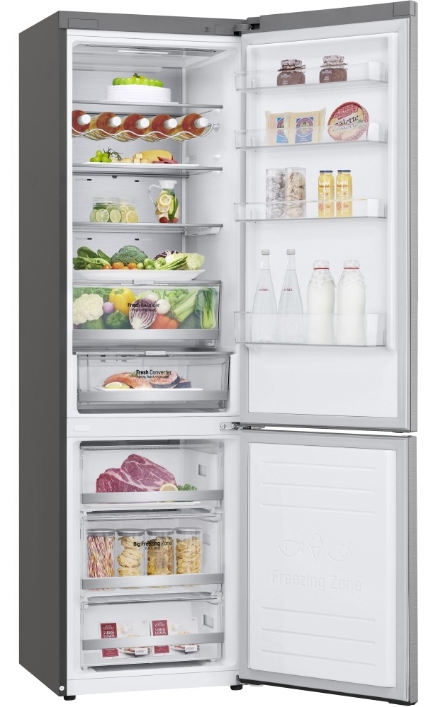 LG GBB92STACP1 No Frost Fridge Freezer, 70/30, Stainless Steel - LG ...