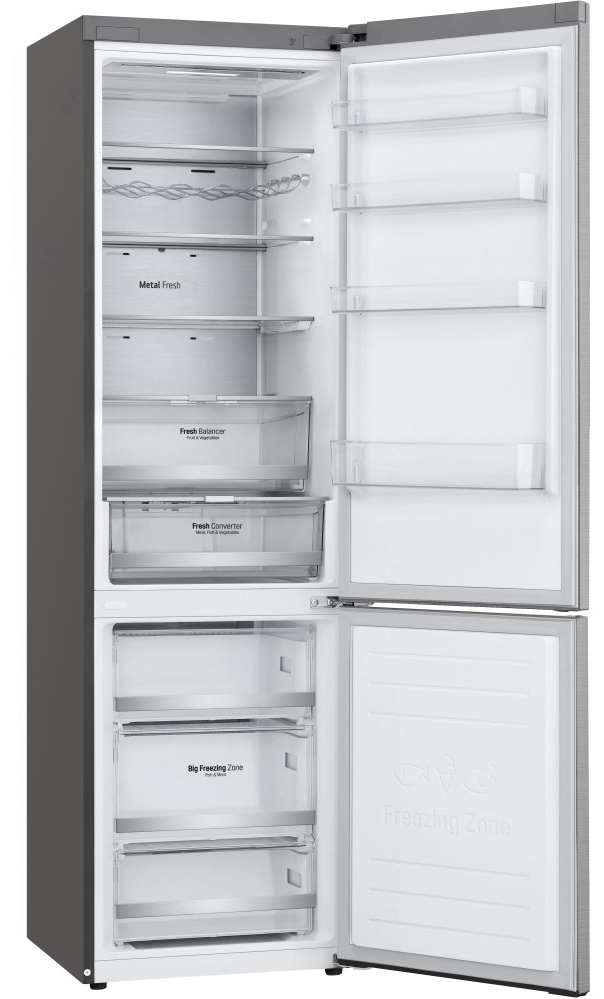 LG GBB92STACP1 No Frost Fridge Freezer, 70/30, Stainless Steel - LG ...
