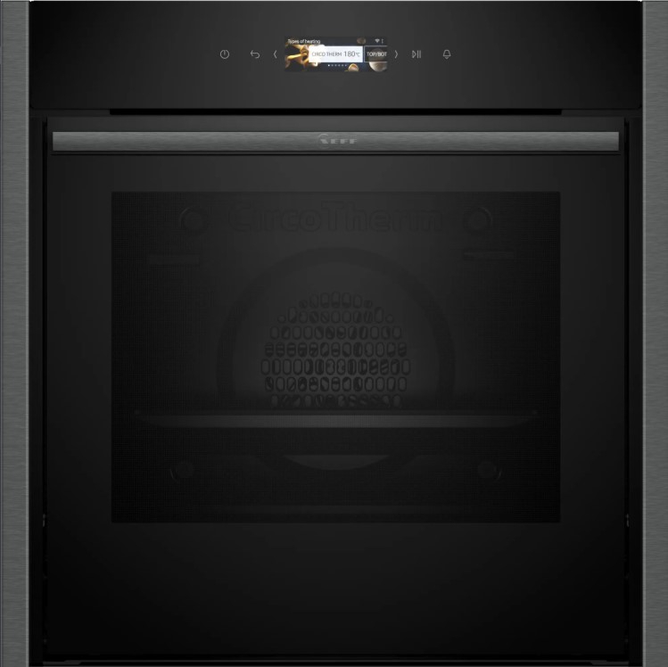 Neff B54CR71G0B 60cm Slide and Hide Built In Electric Single Oven ...