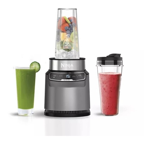 Ninja BN500UK Motorised Compact Blender with Auto-iQ â€“ Dark Grey ...