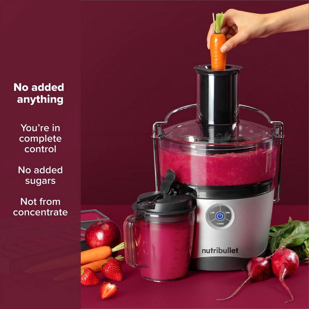 Nutribullet NBJ-200 Juicer Pro – 800W Slow Juicer in Silver ...