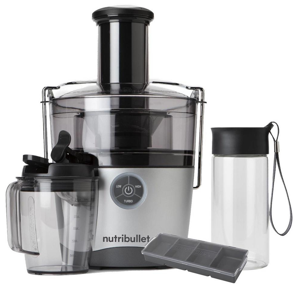 Nutribullet NBJ-200 Juicer Pro – 800W Slow Juicer in Silver ...
