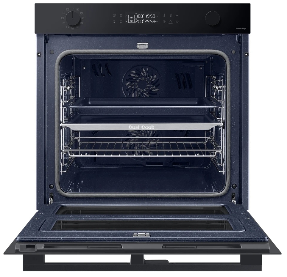 Samsung Series 4 NV7B45305AK Built-In Electric Single Oven with Dual ...