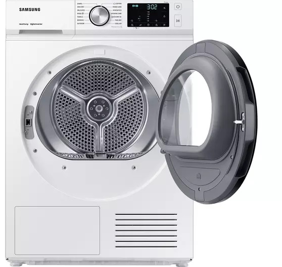 SAMSUNG Series 5+ OptimalDry DV90BB5245AW/S1 WiFi-enabled 9 kg Heat ...