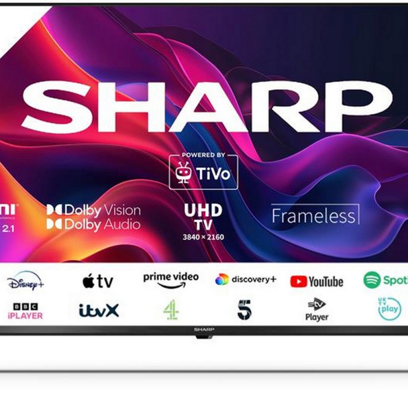 Sharp 4T-C70GK4245KB 70" 4K Ultra HD Frameless Roku Smart TV - Sharp ...