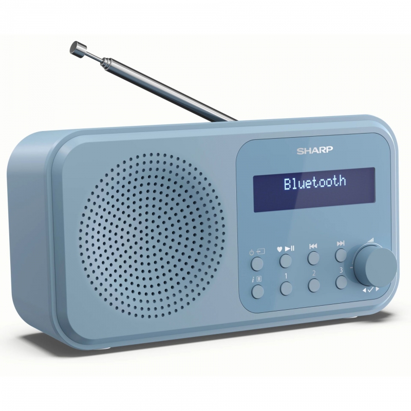Sharp DR-P420(BL) Portable Digital Radio - Blue - Sharp - TV & Audio ...