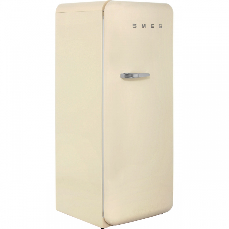 Smeg FAB28QP1 Retro Style Right Fringe Freestanding Fridge In Cream ...