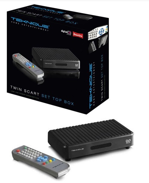 Teknique T181 DVB-T Receiver with 2 Scarts Black - Teknique - TV ...