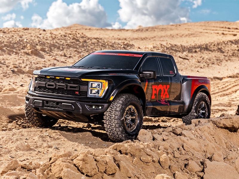 Traxxas Ford Raptor R 1:10 Pro Scale 4WD Brushless Replica Truck - Fox ...