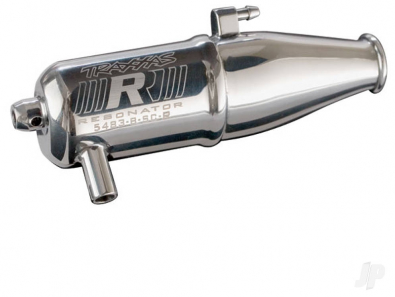 Traxxas Tuned pipe, Resonator, R.O.A.R. legal (single-chamber, enhances ...