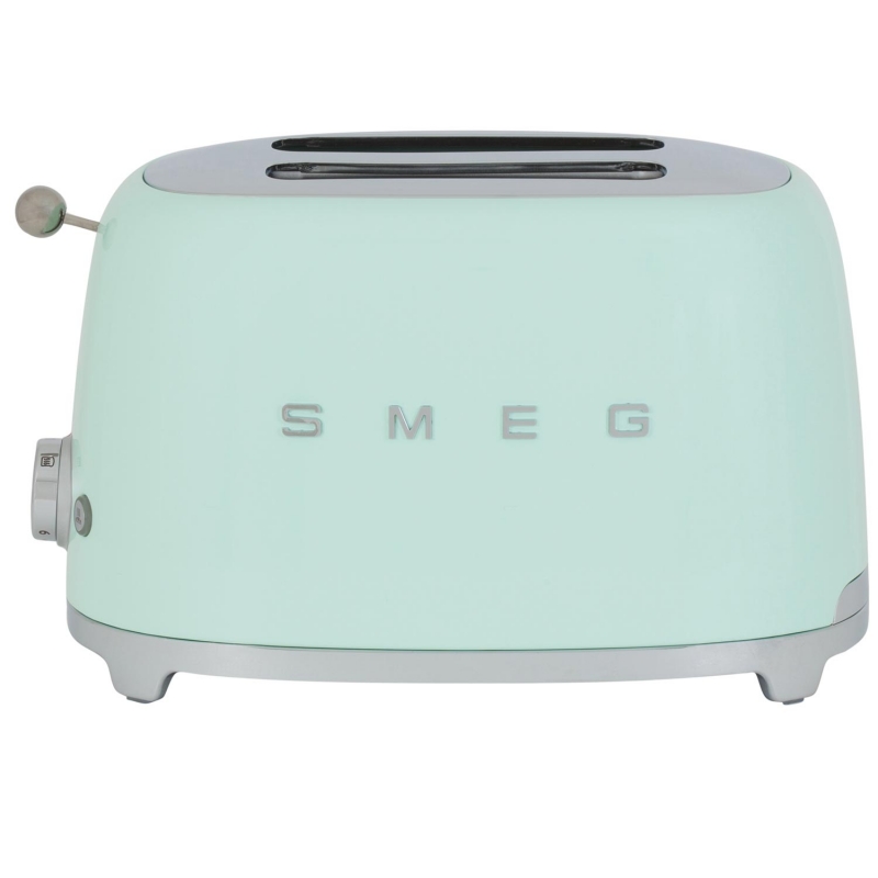Smeg TSF01PGUK Pastel Green Retro 950w 2 Slice Toaster
