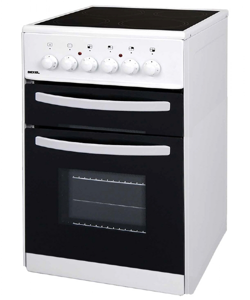 Appliance Electronics | Bexel BCT50W 50cm White Electric Twin Cavity ...