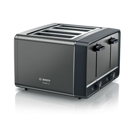 Appliance Electronics | Bosch DesignLine TAT5P445GB 4 Slice Toaster ...