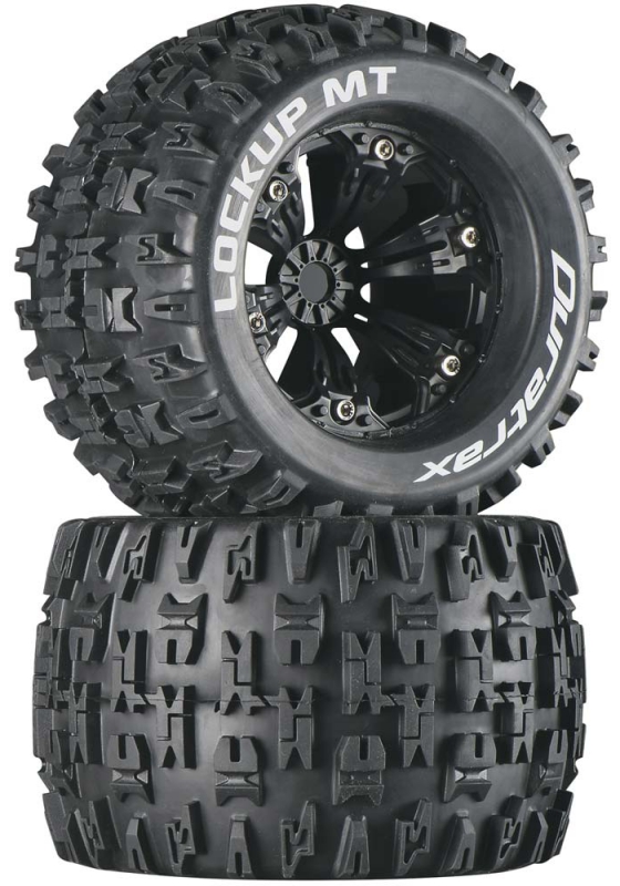 DURATRAX Lockup MT 3.8 inch Mounted 1/2 inch Offset Black (2) G-DTXC3580