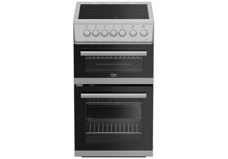 Appliance Electronics | Beko EDVC503S 50cm Double Oven Electric Cooker ...