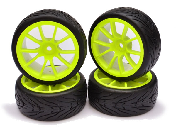 Appliance Electronics | Fastrax 1/10 Street/ Tread Tyre 10 Spoke Neon ...