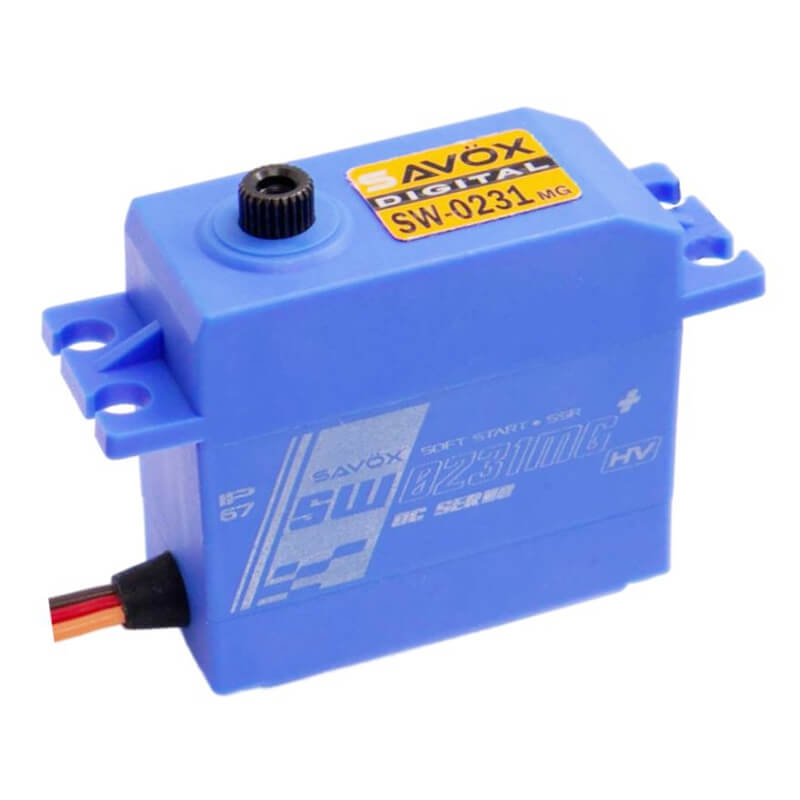 Savox - Servo - SW-0231MG+ - Digital - DC Motor - Waterproof - Metal ...