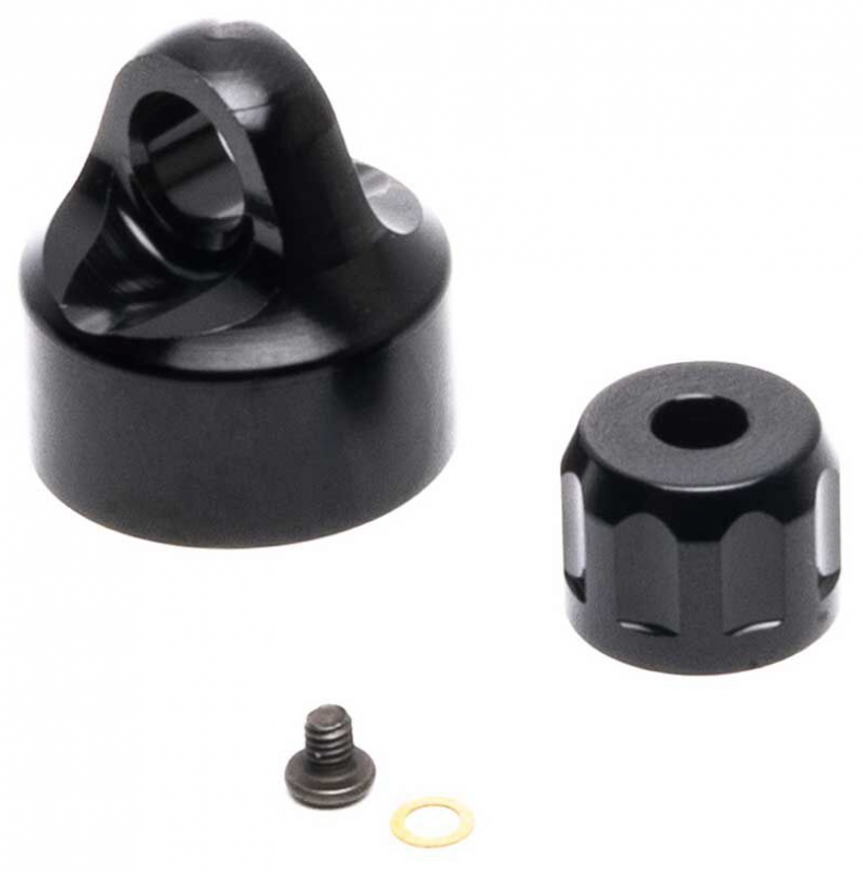 Appliance Electronics | LOS Shock Cap Set, Aluminum, Black: Promoto-MX ...