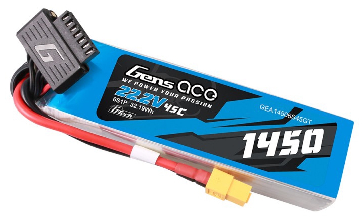 Appliance Electronics | GENSACE Li-Po G-Tech 6S 22.2V 1450mAh 45C with ...