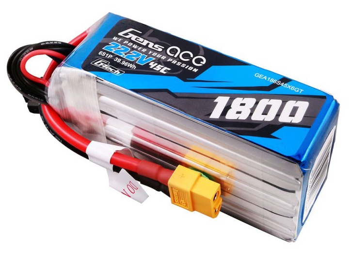 Appliance Electronics | GENSACE Li-Po G-Tech 6S 22.2V 1800mAh 45C with ...