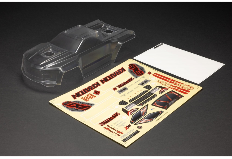 Appliance Electronics | ARRMA 1/8 Clear Body with Decals: KRATON 6S BLX ...