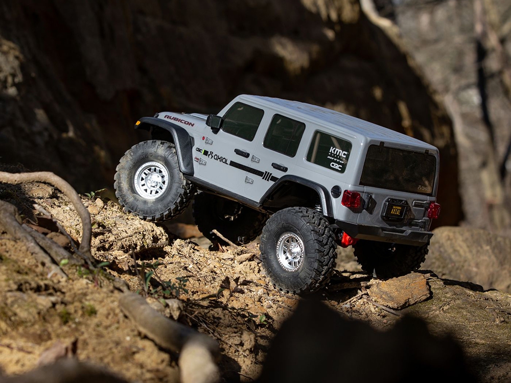 Axial 1/10 SCX10 III Jeep JLU Wrangler with Portals RTR, Grey AXI03003T1