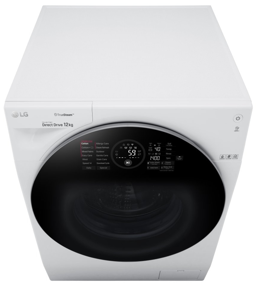 Appliance Electronics | LG TrueSteam FH4G1BCS2 Wifi Connected 12Kg ...