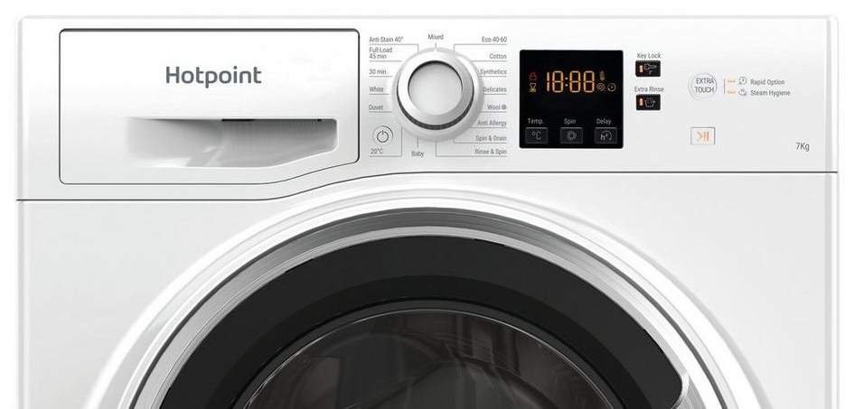 Appliance Electronics | Hotpoint NSWE742UWSUKN 7kg 1400 Spin Washing ...