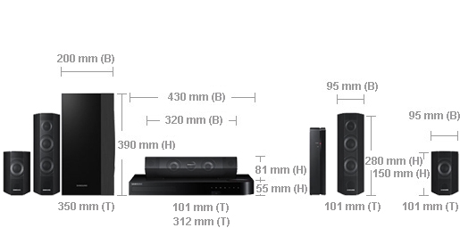 Appliance Electronics | Samsung HTJ7500W HT-J7500 Smart 3D Blu-ray ...