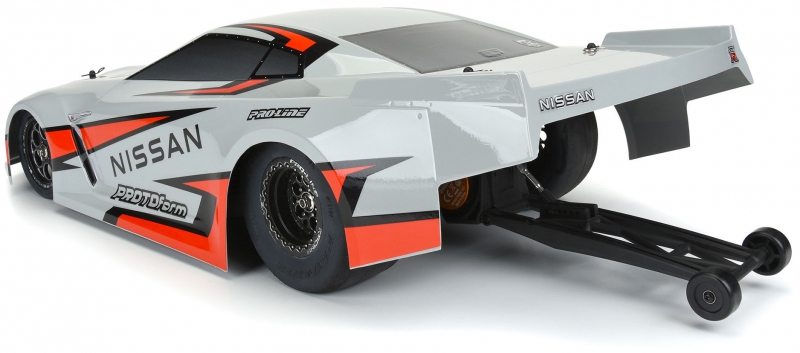 PRM 1/10 Nissan GT-R R35 Pro Mod Tough-Color Gray Body: Drag Car G ...