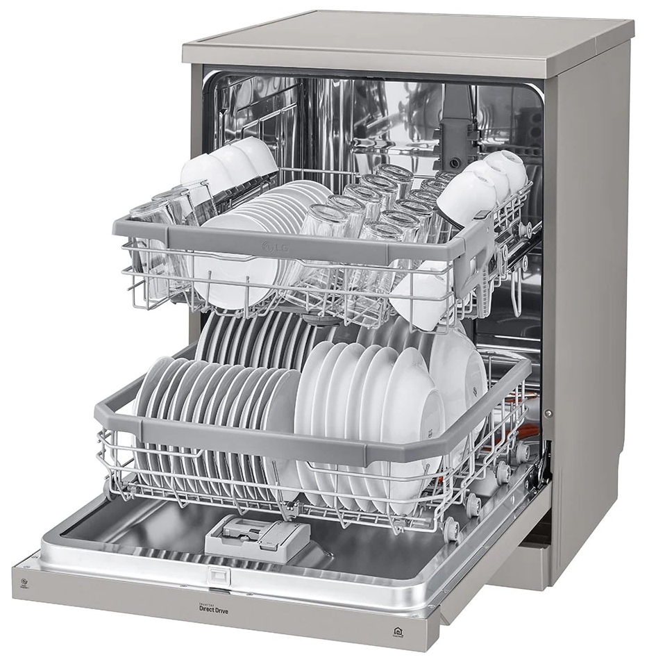 Appliance Electronics | LG DF222FPS QuadWash Freestanding dishwasher 14 ...