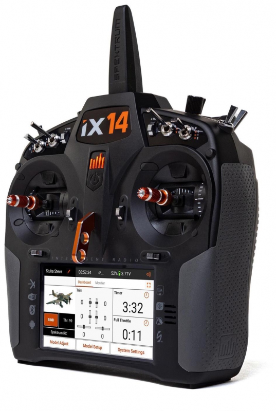 Spectrum - SPM iX14 14 Channel DSMX Transmitter Only P-SPMR14000EU ...