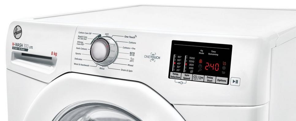 Appliance Electronics | Hoover H3W582DE 8kg 1500 Spin Washing Machine ...