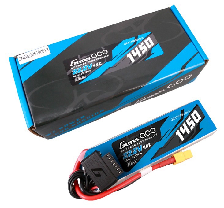 Appliance Electronics | GENSACE Li-Po G-Tech 6S 22.2V 1450mAh 45C with ...