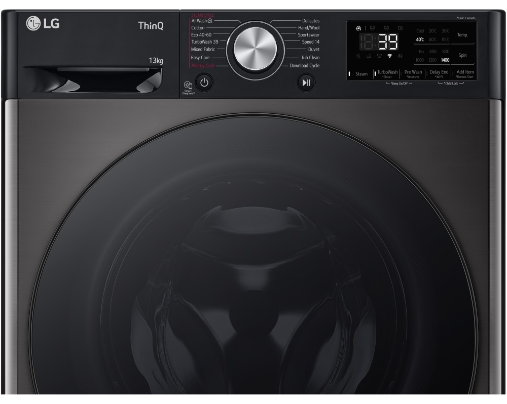 Appliance Electronics | LG TurboWash 360 F4Y713BBTN1 13kg Washing ...